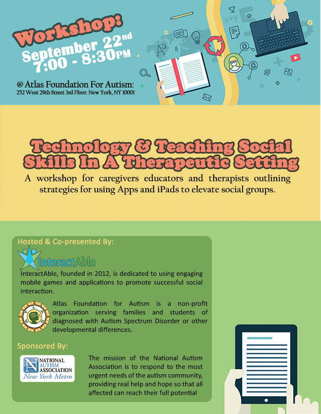 Workshops at The Atlas Foundation for Autism